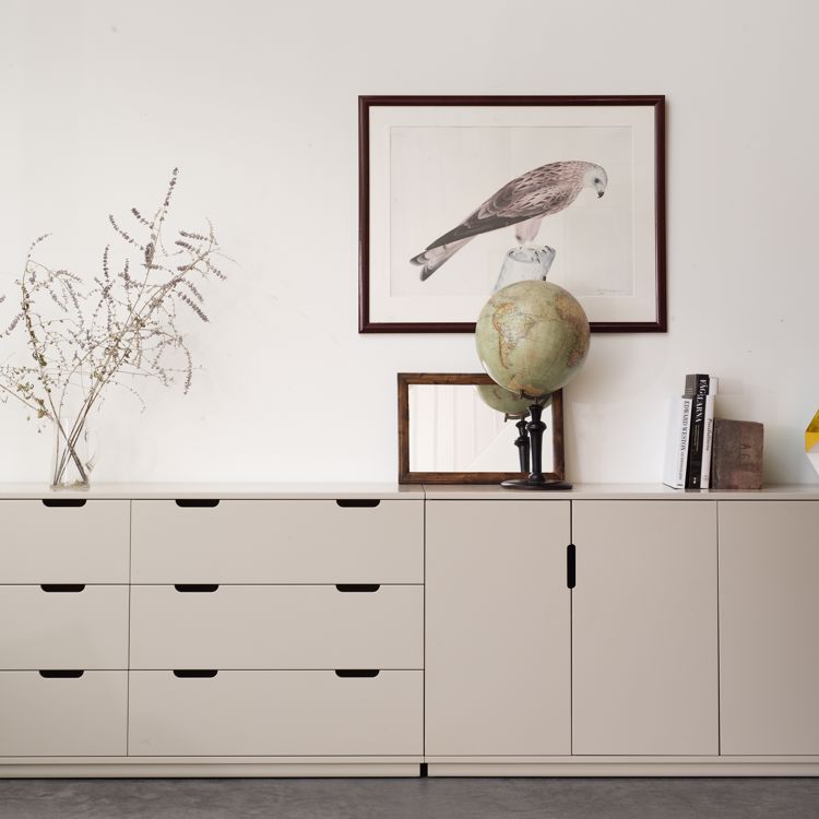 AOKO Sideboard Beige Lack